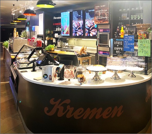 Kremen Kafé: i hjertet av Herkules kjøpesenter : Bedriftsbørsen